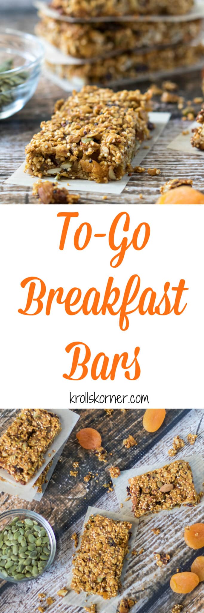To-Go Breakfast Bars - these are a must this time of year!