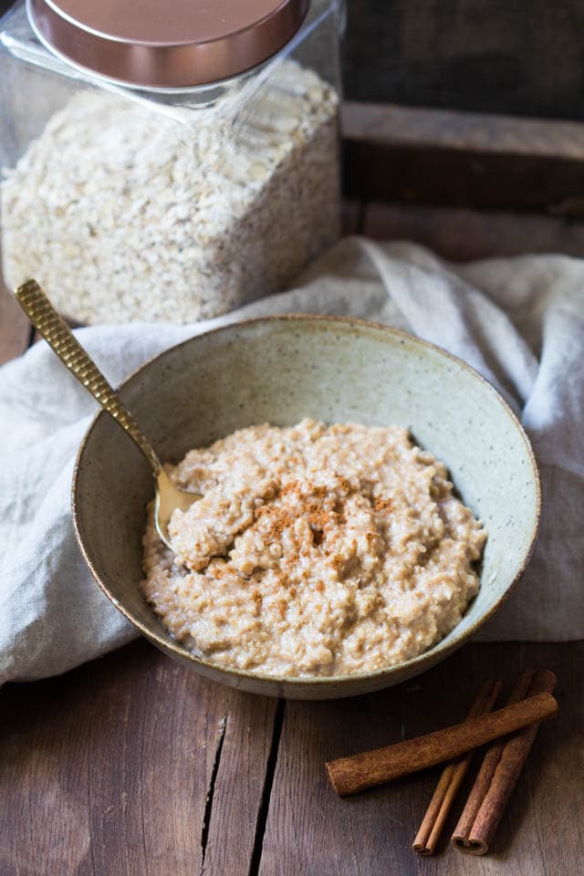 Snickerdoodle Oatmeal - The healthy and tasty way to serve up breakfast!