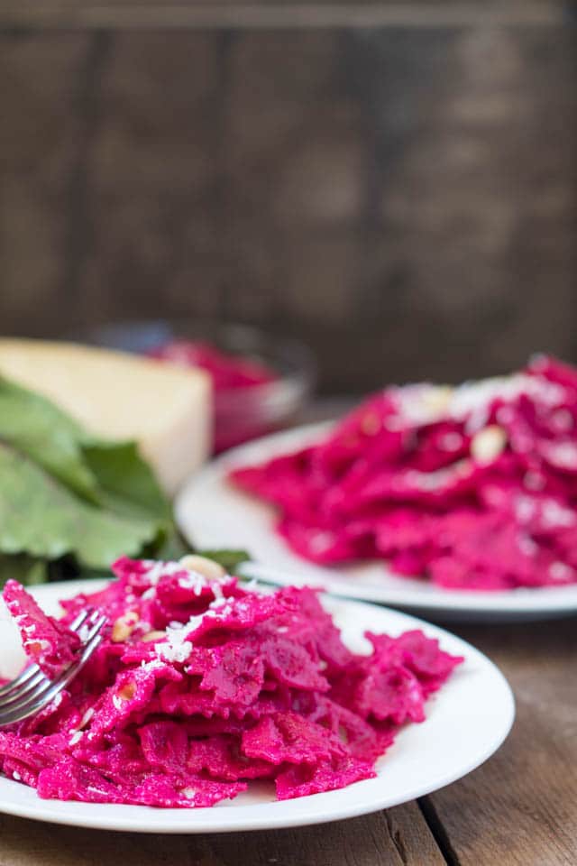 Beet Pesto Pasta - The perfect addition to your summer gatherings!