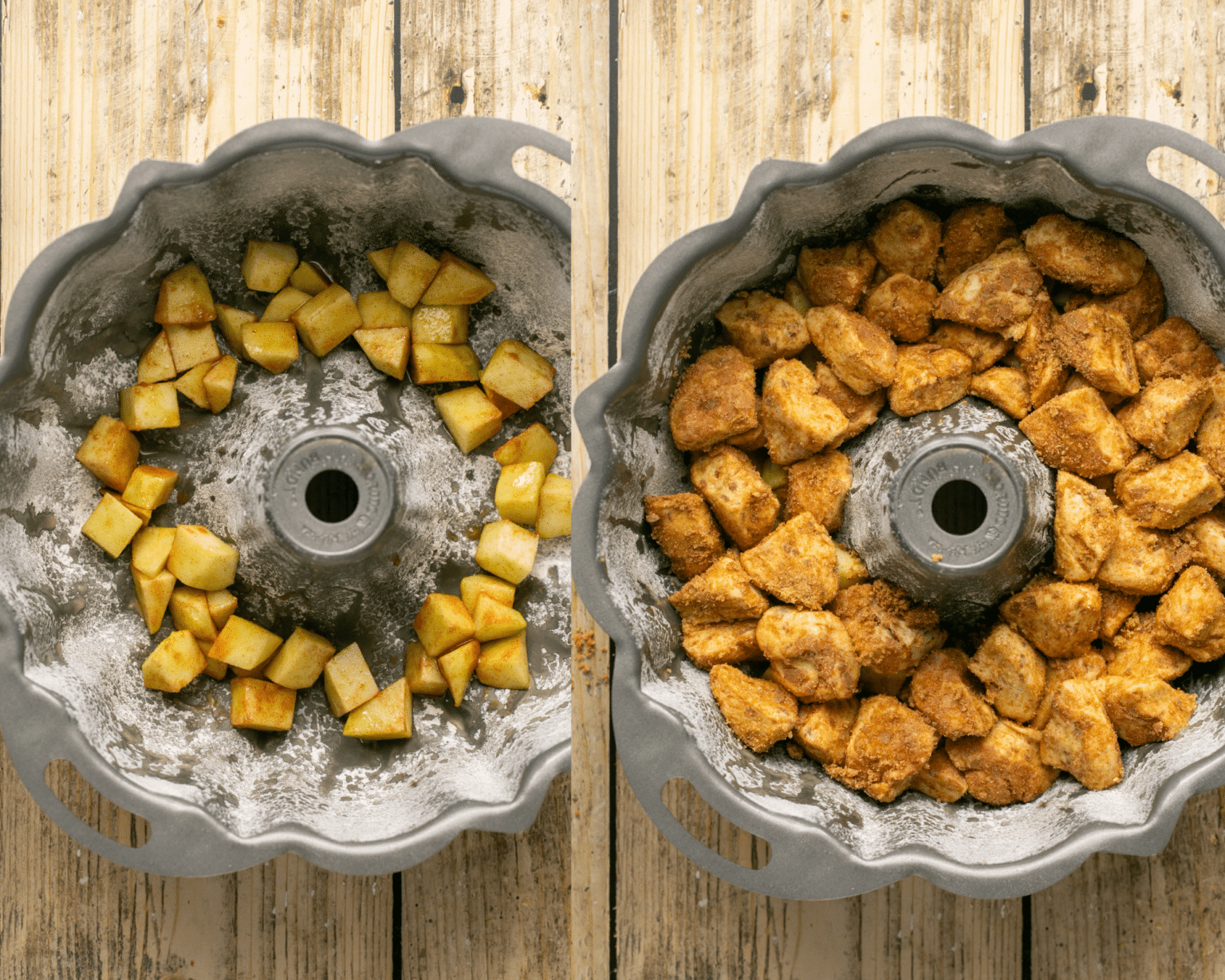 Apple Cinnamon Rum Monkey Bread - Kroll's Korner