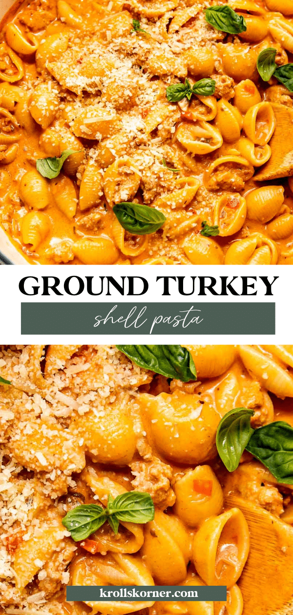 Easy Ground Turkey Pasta (30 Minute Meal)