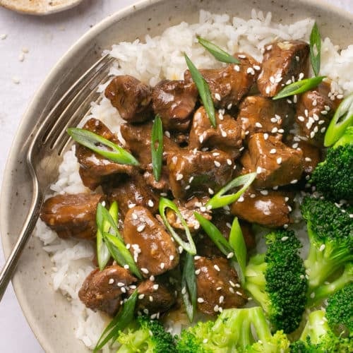 Crock Pot Teriyaki Steak Bites • Krolls Korner