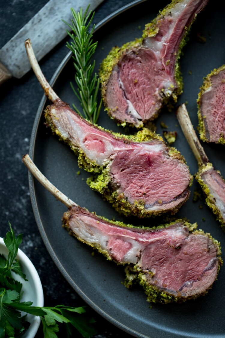 Herb Crusted Rack of Lamb (How to Cook) - Kroll's Korner