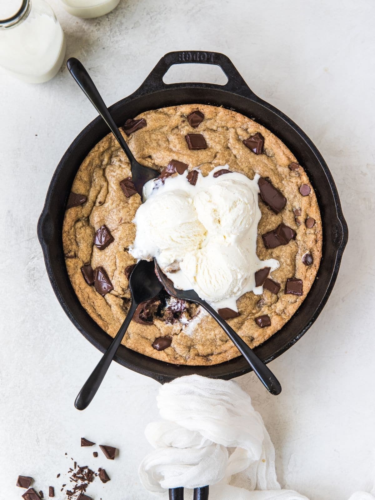 Cast Iron Skillet Cookie • Kroll's Korner