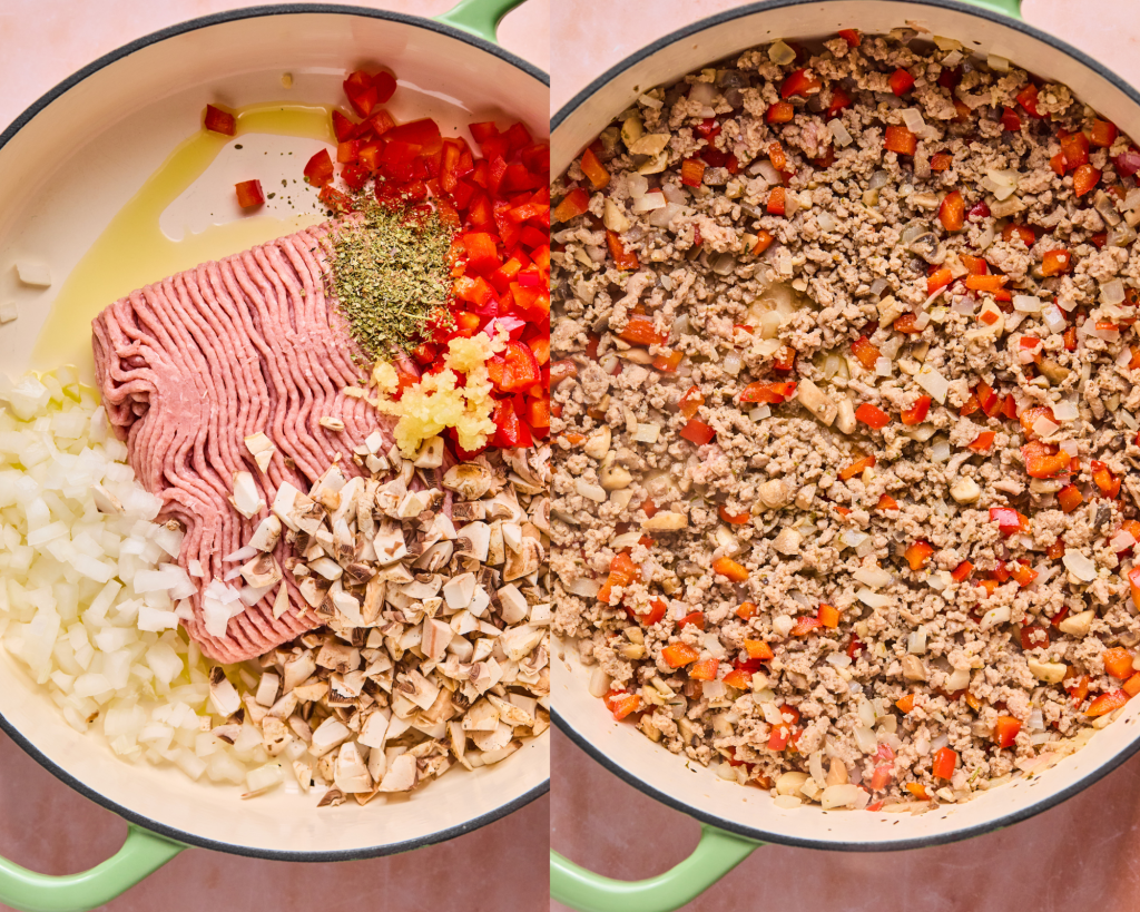 Skillet Lasagna Recipe with Rotini • (recipe with VIDEO) Kroll's Korner