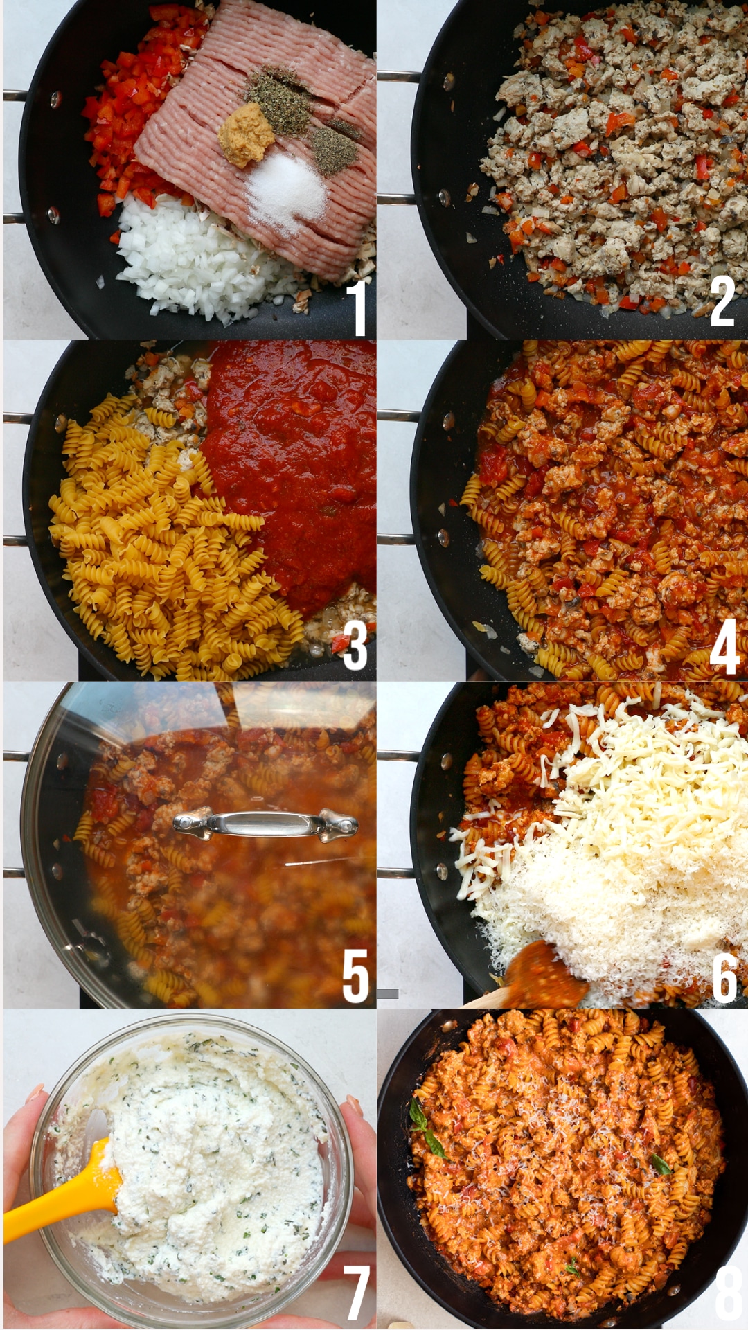 Skillet Lasagna Recipe with Rotini • (recipe with VIDEO) Kroll's Korner