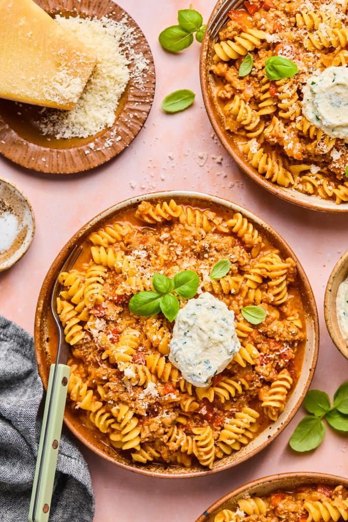 Skillet Lasagna Recipe with Rotini • (recipe with VIDEO) Kroll's Korner