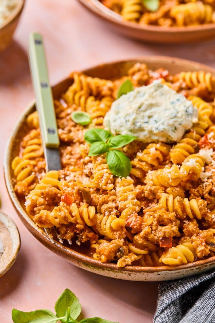 Skillet Lasagna Recipe with Rotini • (recipe with VIDEO) Kroll's Korner