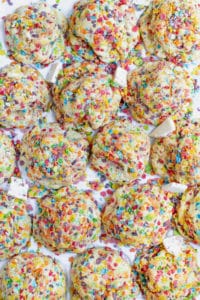 Fruity Pebble Cookies • (recipe with video) • Kroll's Korner