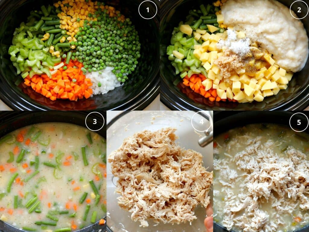 Slow Cooker Chicken Pot Pie Soup • Kroll's Korner