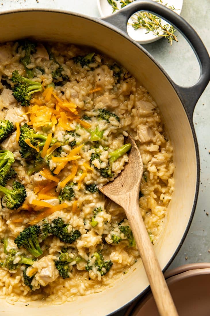 Chicken Risotto with Broccoli • Kroll's Korner