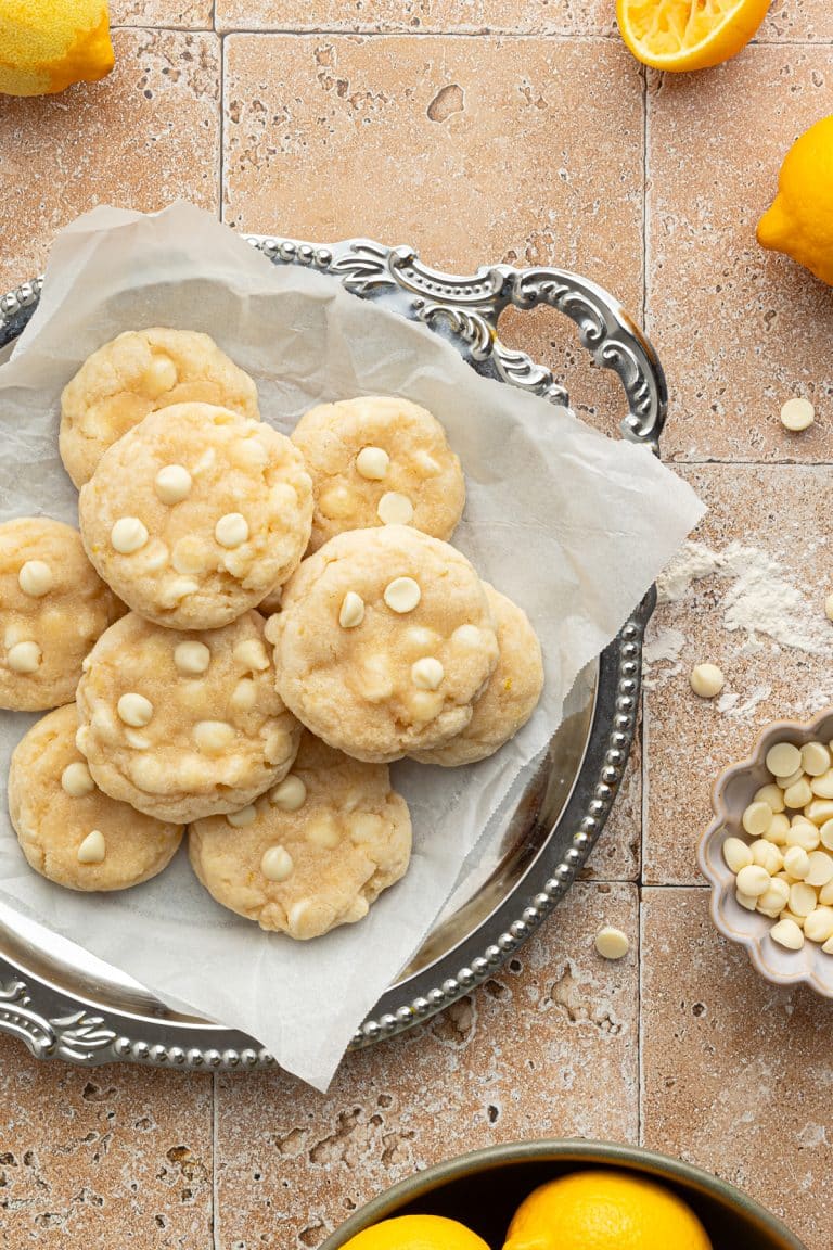 Lemon White Chocolate Chip Cookies