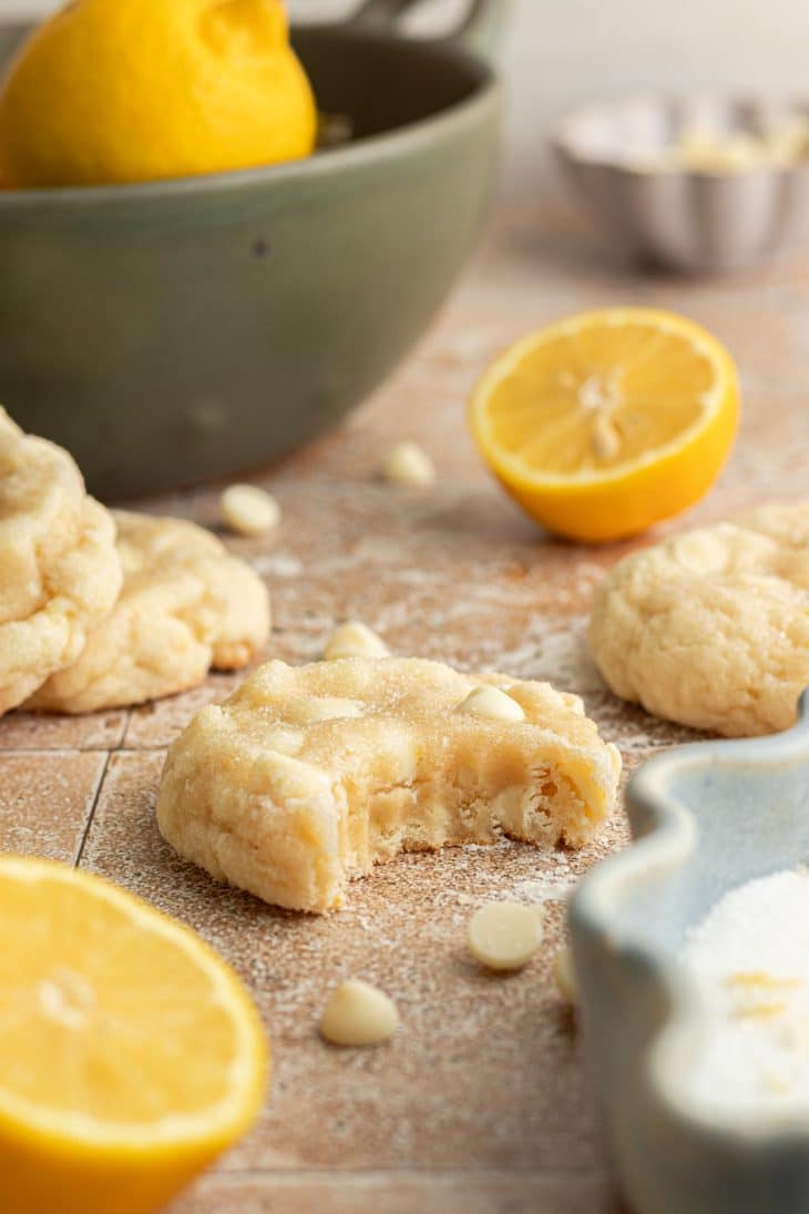 Lemon White Chocolate Chip Cookies