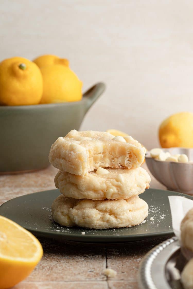 Lemon White Chocolate Chip Cookies