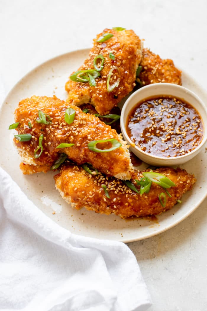 Crispy Sesame Chicken (Baked, Not Fried!) |Kroll's Korner