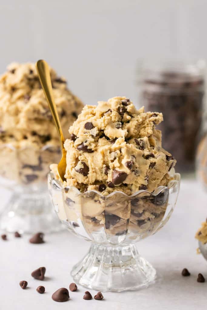 Edible Chocolate Chip Cookie Dough Recipe • Kroll's Korner