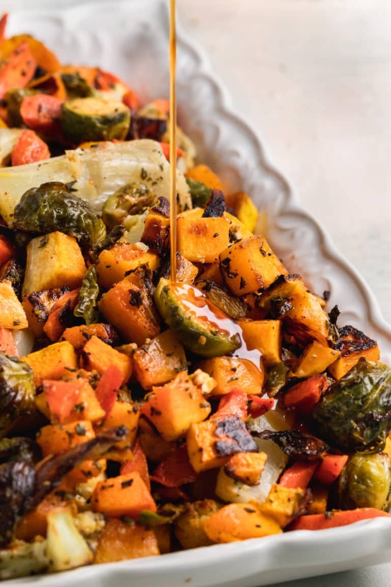 Roasted Vegetable Medley with Cider Glaze • Kroll's Korner
