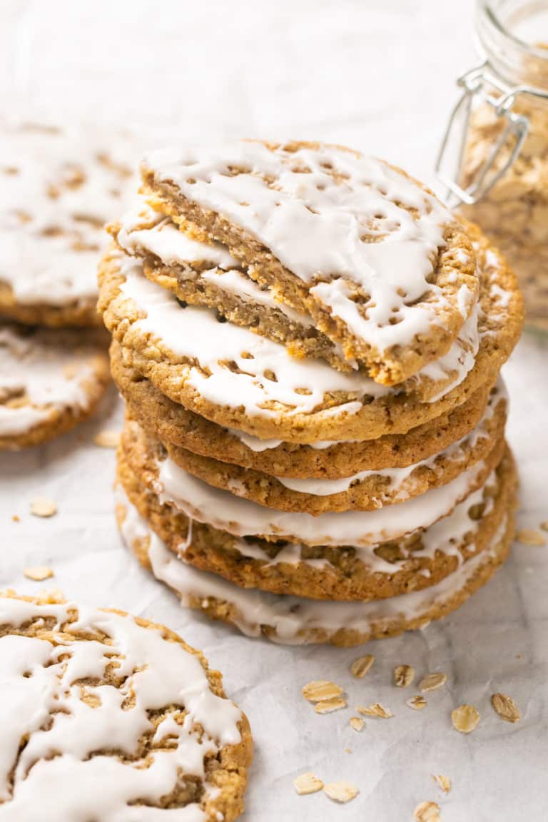 Iced Oatmeal Cookies • Kroll's Korner