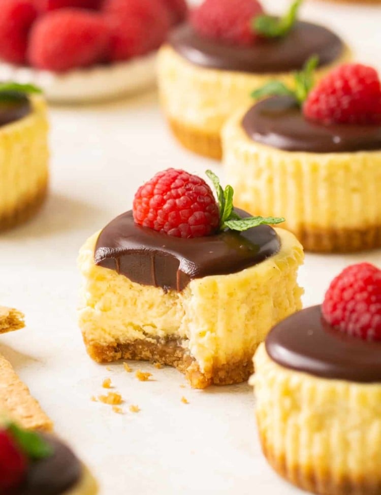 No Bake Mini Biscoff Cheesecakes • Kroll's Korner