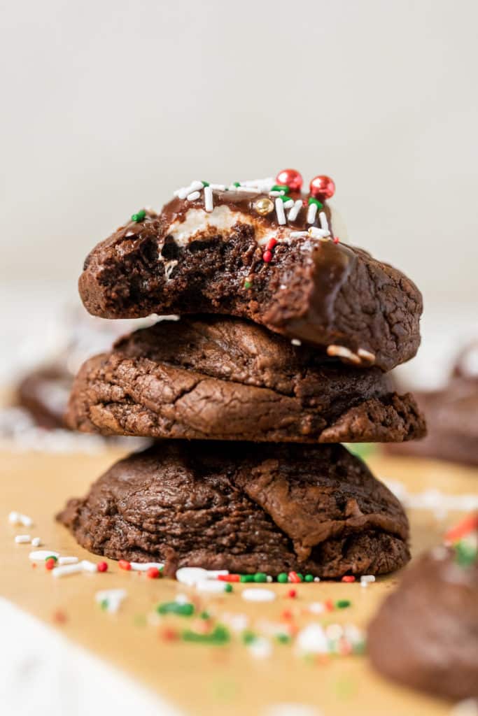 Hot Cocoa Cookies with Mocha Glaze • Kroll's Korner