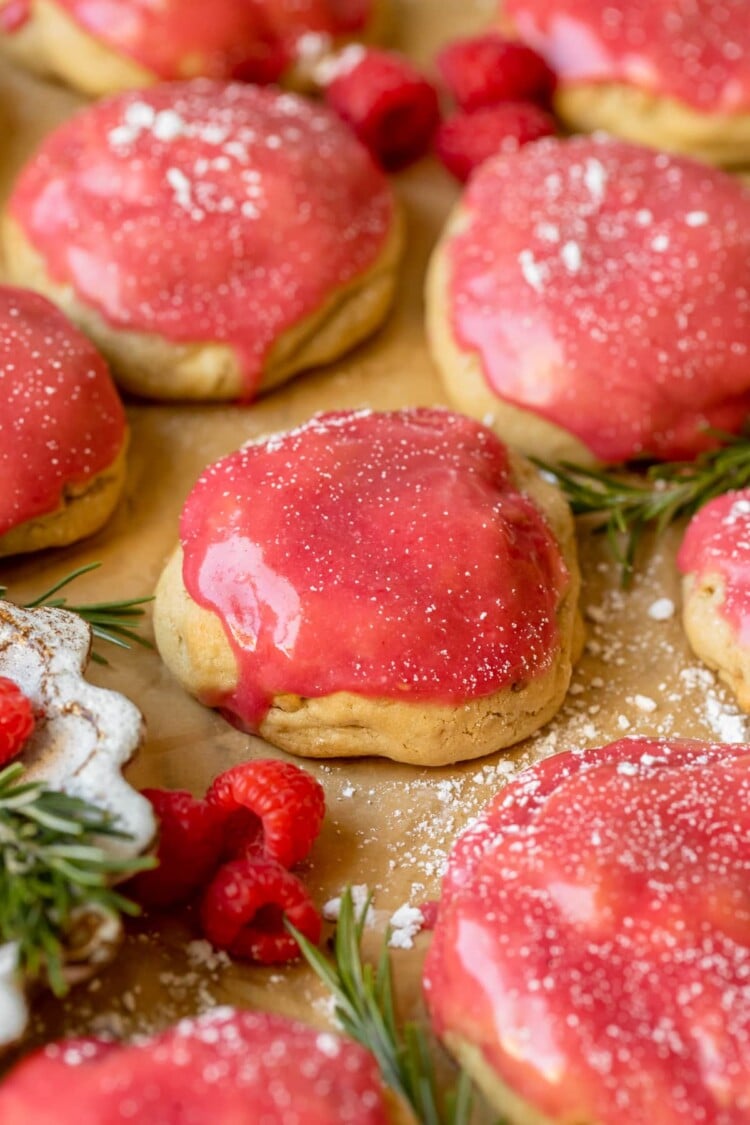 Raspberry Cheesecake Cookies • Kroll's Korner