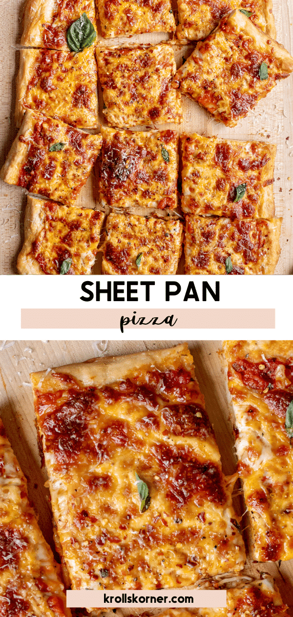 Our Favorite Sheet Pan Pizza • Kroll's Korner