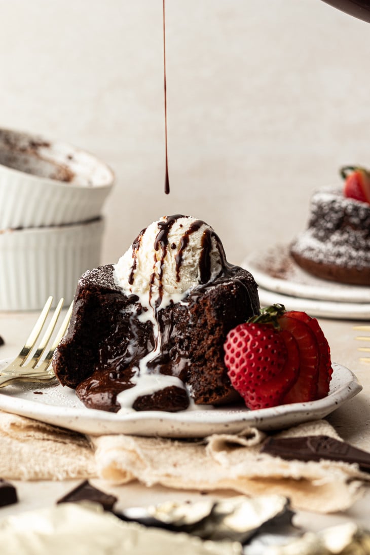 Chocolate Molten Cake • Kroll's Korner