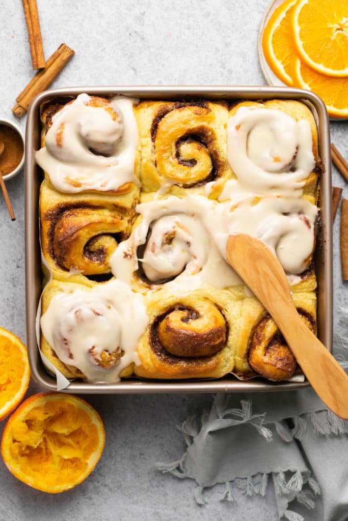 Orange Cinnamon Rolls • Kroll's Korner