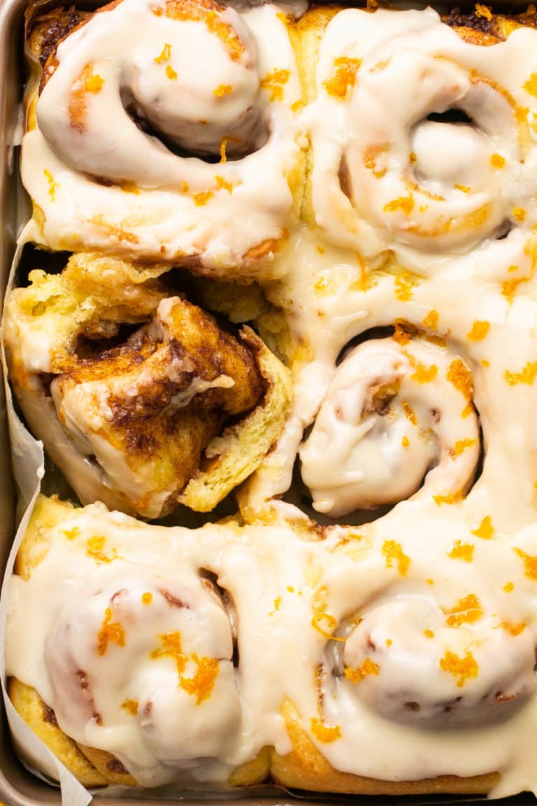 Orange Cinnamon Rolls • Kroll's Korner