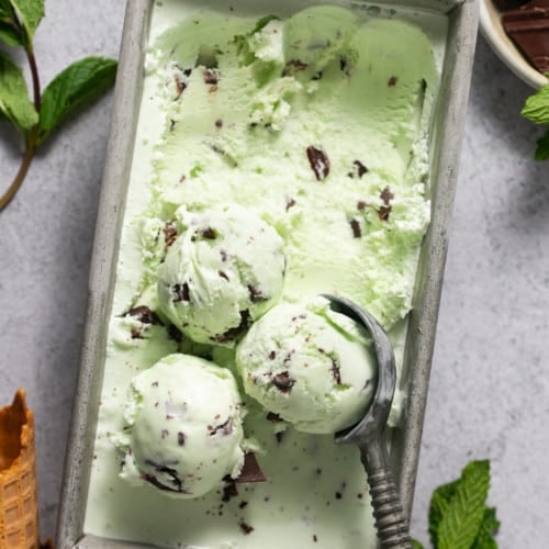 Chocolate Chip Mint Ice Cream • Kroll's Korner