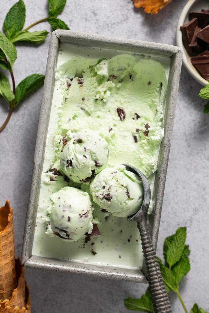 Chocolate Chip Mint Ice Cream • Kroll's Korner