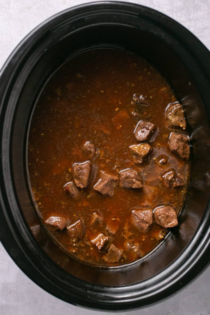 Crock Pot Teriyaki Steak Bites • Krolls Korner