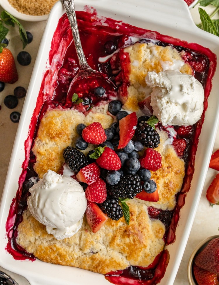 Mixed Berry Galette • Kroll's Korner