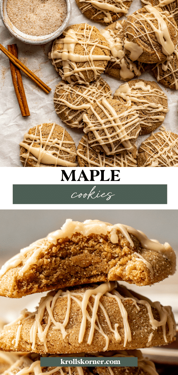 Maple Cookies with Maple Glaze • Kroll's Korner
