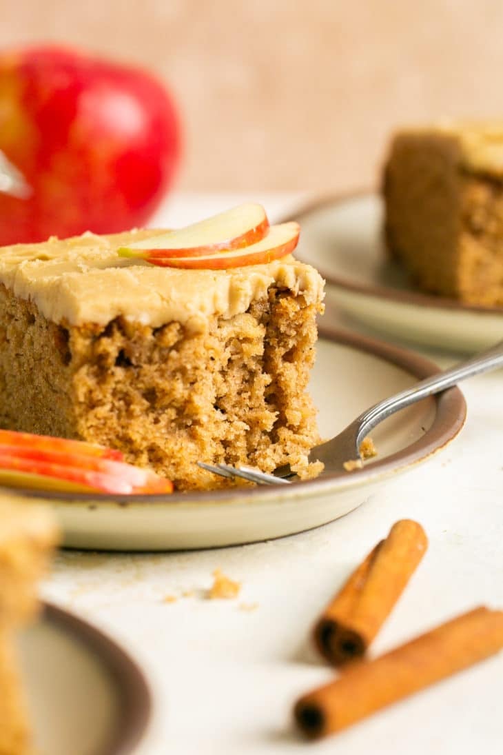 Apple Spice Cake with Brown Sugar Icing • Kroll's Korner