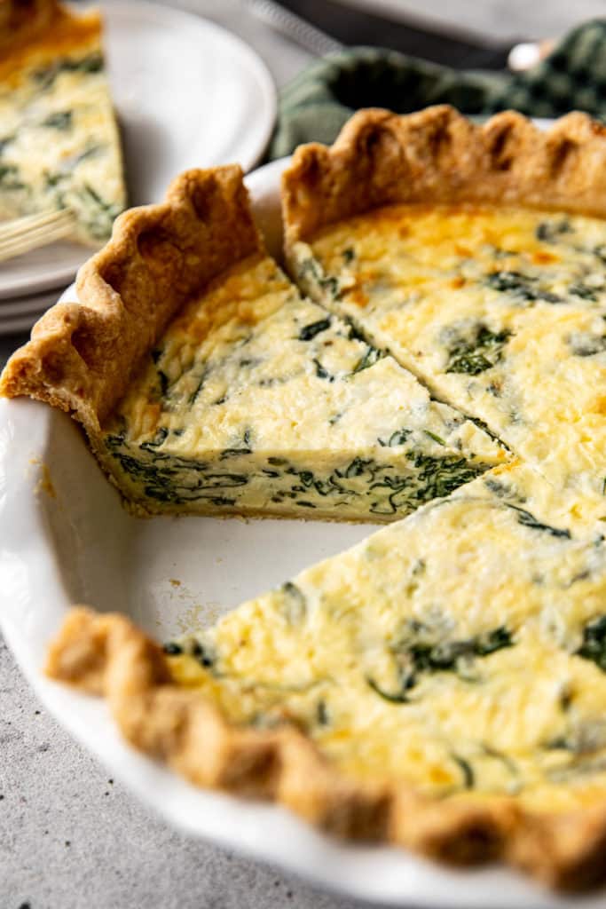 Quiche Florentine (Spinach Quiche) • Kroll's Korner