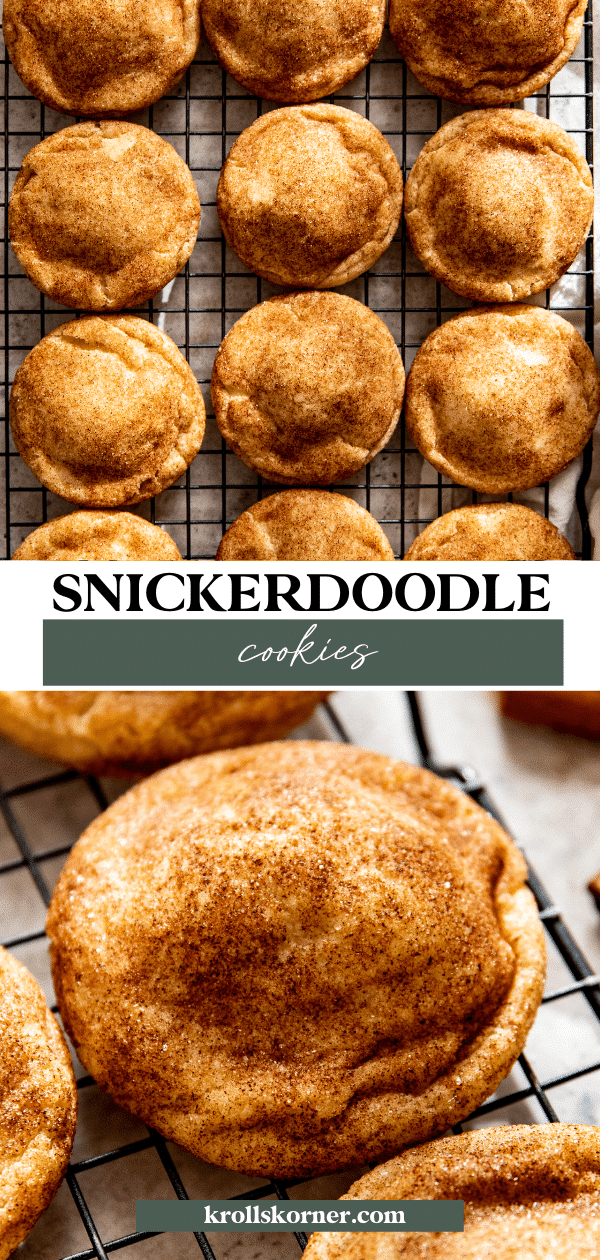 Classic Snickerdoodle Cookie • Kroll's Korner