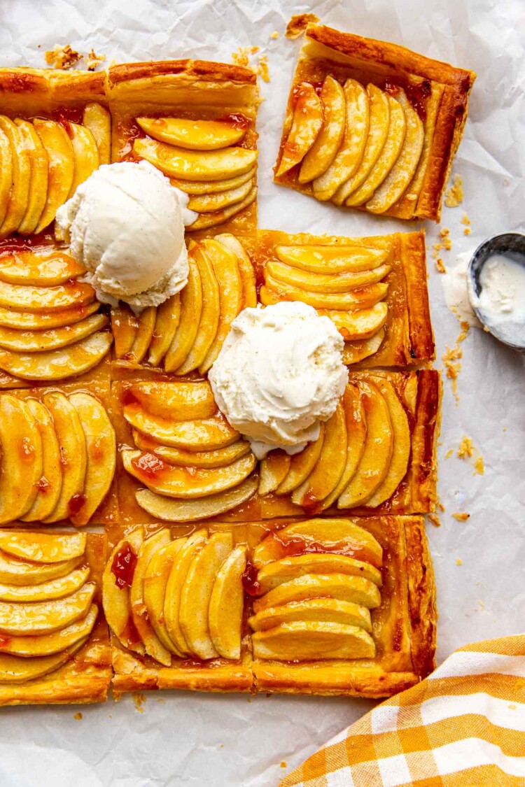Puff Pastry Apple Tart • Kroll's Korner