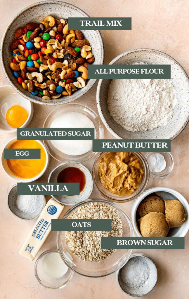 Sweet and Salty Trail Mix Cookies • Kroll's Korner