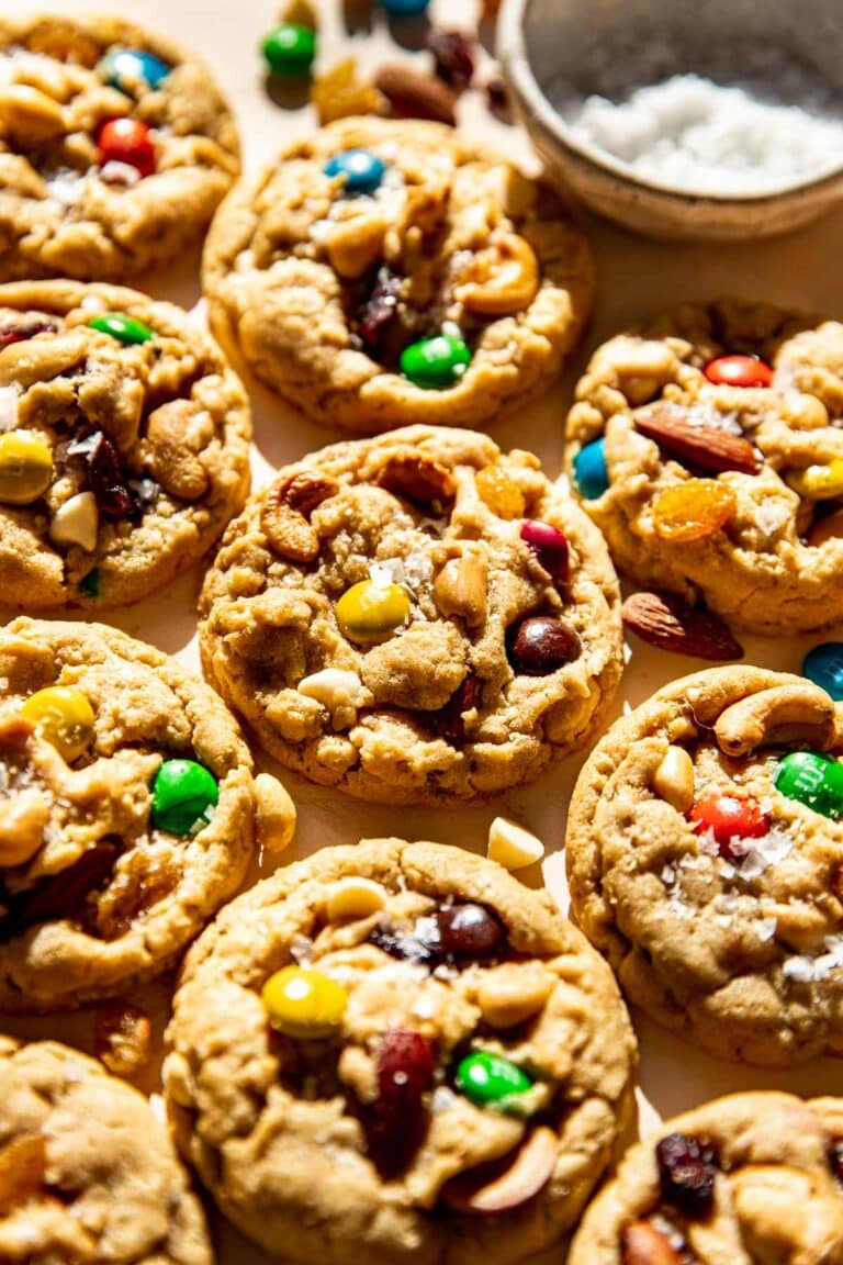 Sweet and Salty Trail Mix Cookies • Kroll's Korner