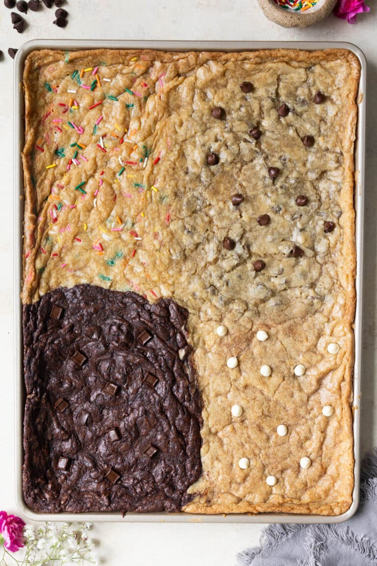 4-in-1 Sheet Pan Cookies (1 Dough, 4 Flavors!) • Kroll's Korner