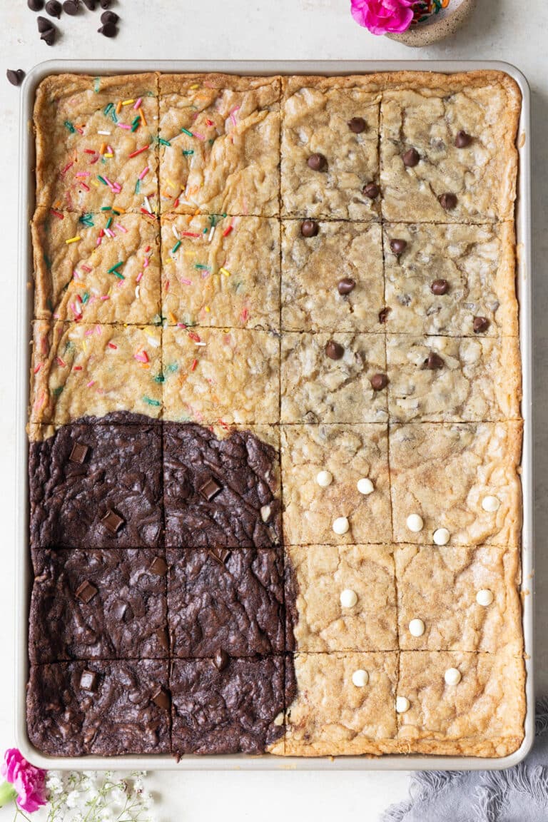 4-in-1 Sheet Pan Cookies (1 Dough, 4 Flavors!) • Kroll's Korner