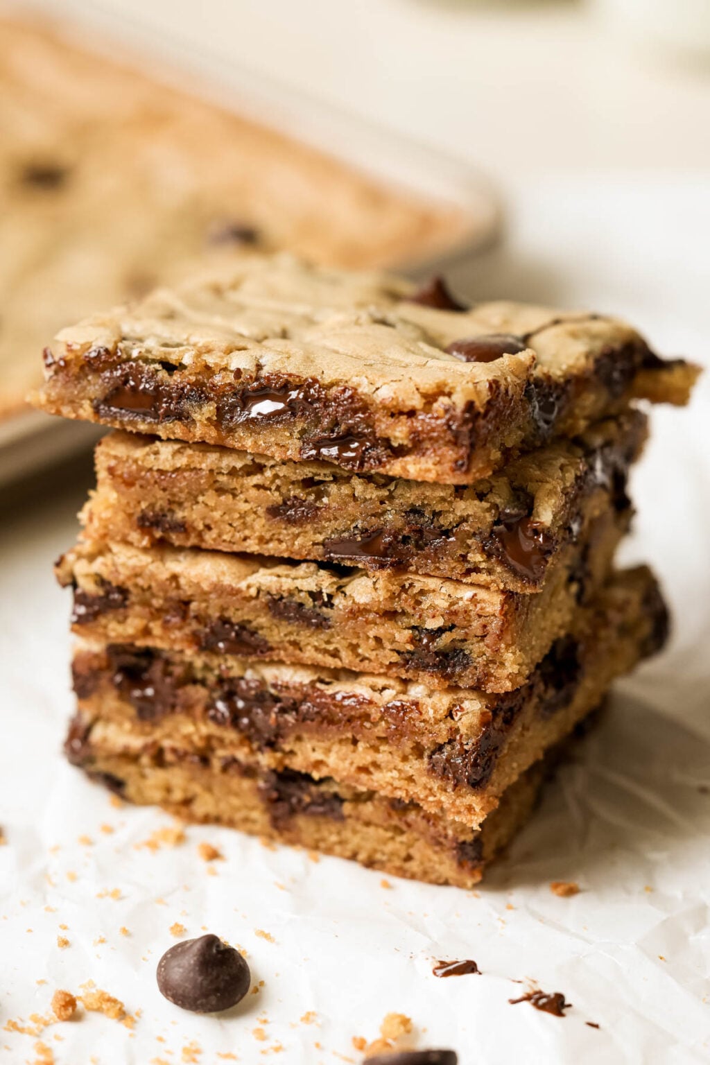 Sheet Pan Chocolate Chip Cookies (One Bowl, No Mixer!)
