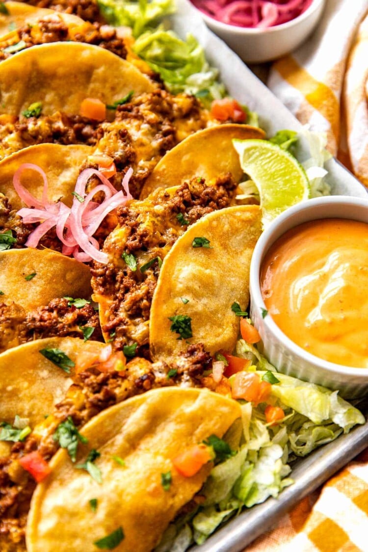 Crispy Beef Tacos (Baked Not Fried!) • Kroll's Korner