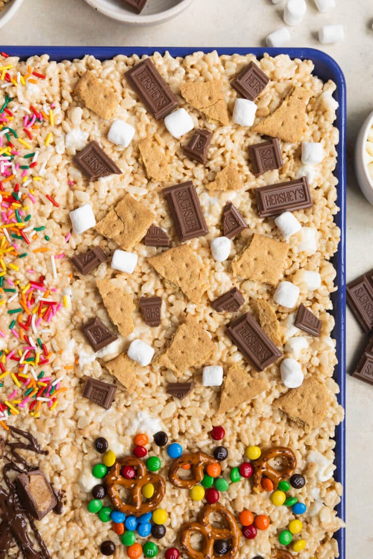 Sheet Pan Rice Krispie Treats • Kroll's Korner