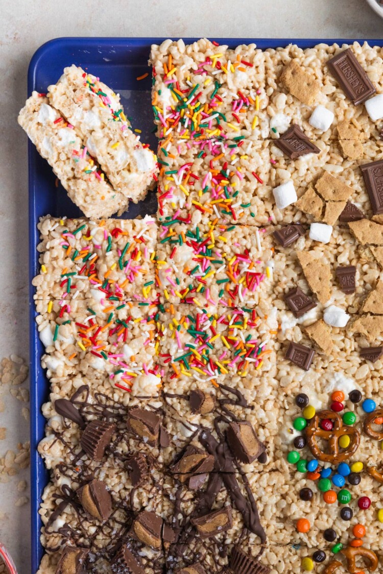 Sheet Pan Rice Krispie Treats • Kroll's Korner