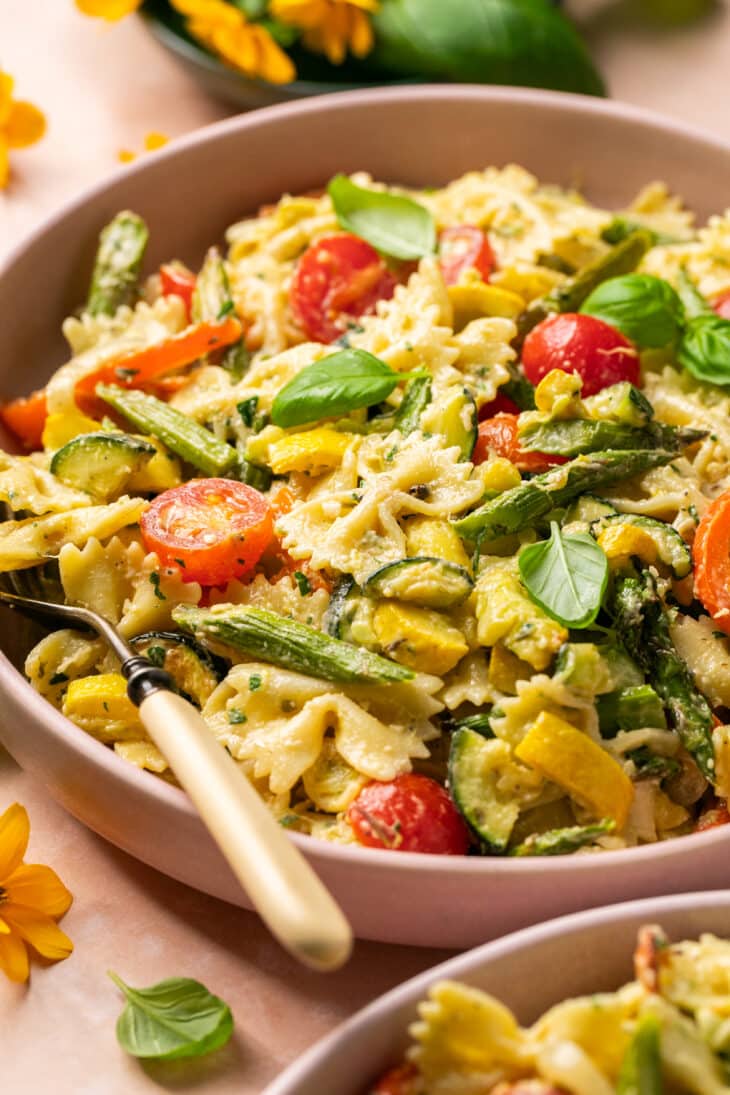 Pasta Primavera with Roasted Veggies