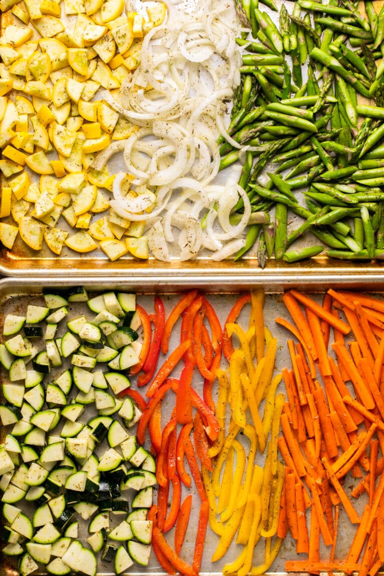 Pasta Primavera with Roasted Veggies