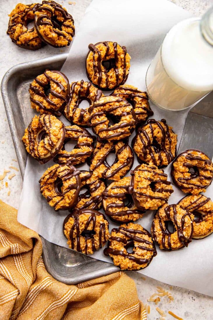 Samoas Cookies (Girl Scout Copycat) • Kroll's Korner