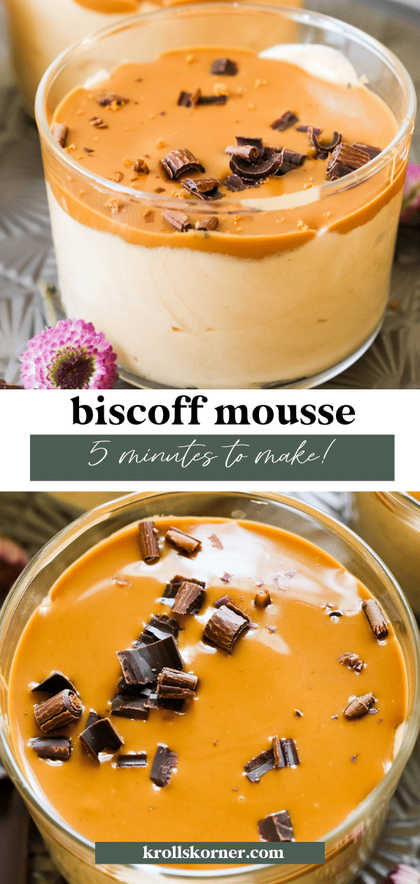 Biscoff Mousse (5 minutes to make!) • Kroll's Korner
